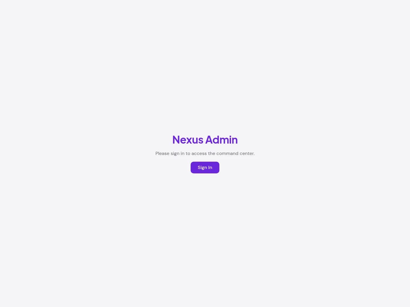 Game Admin Panel
