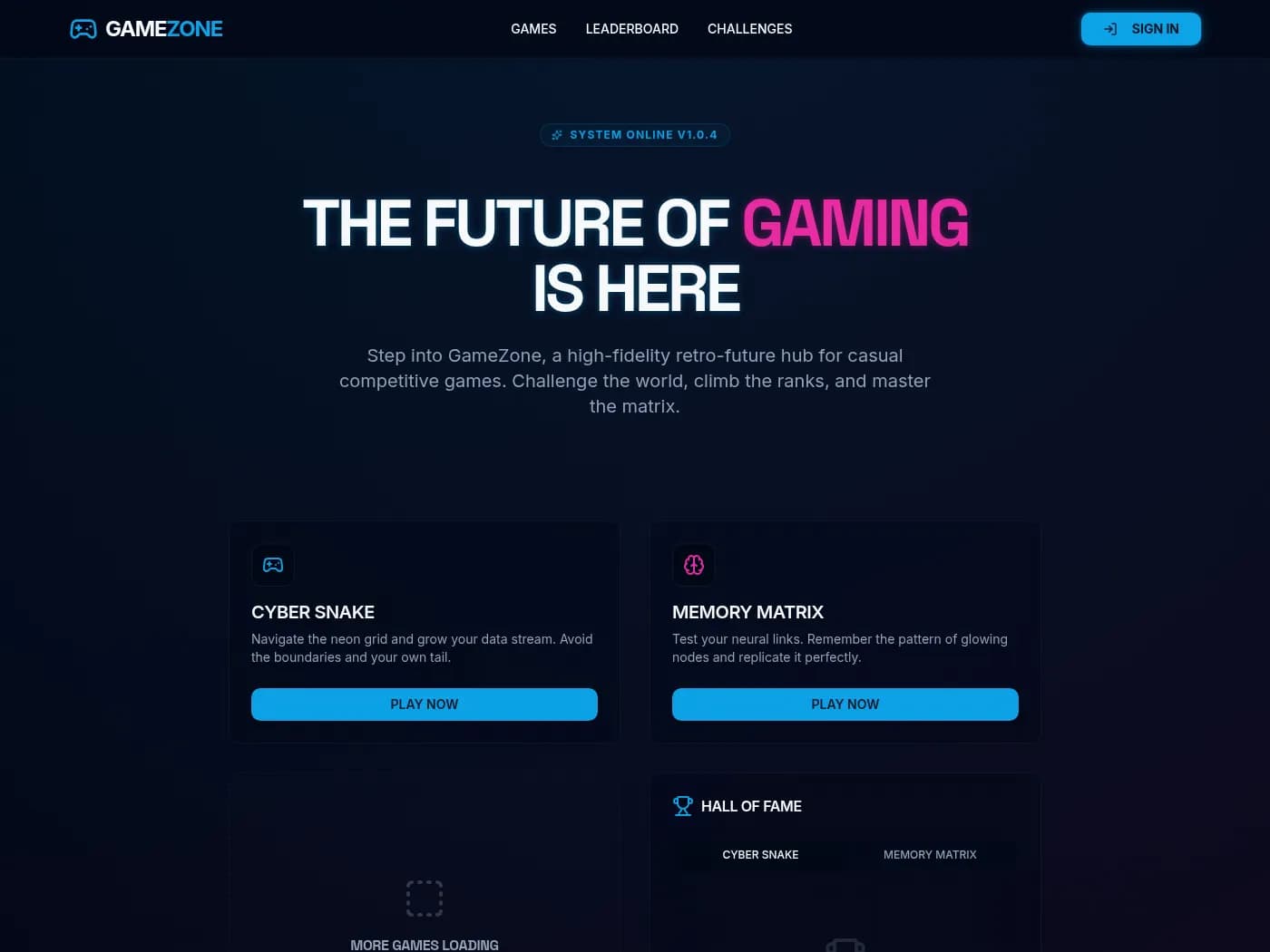 GameZone App