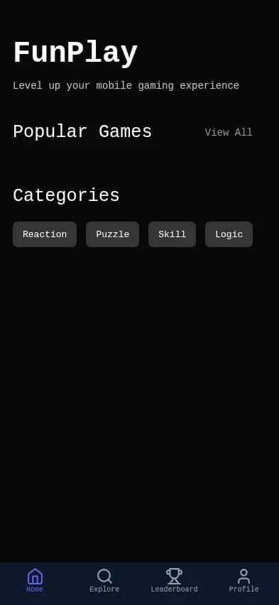 FunPlay Game App