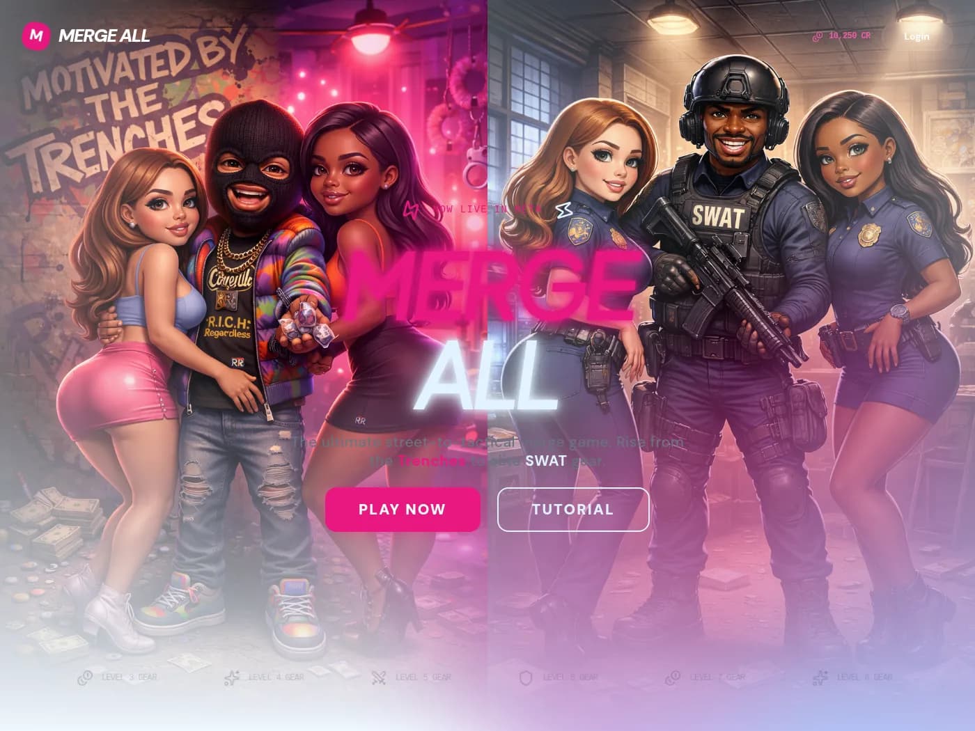 MergeAll Game Homepage
