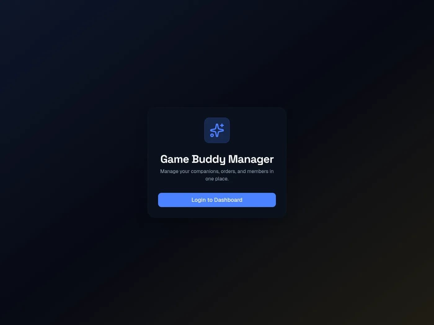 Game Buddy Manager