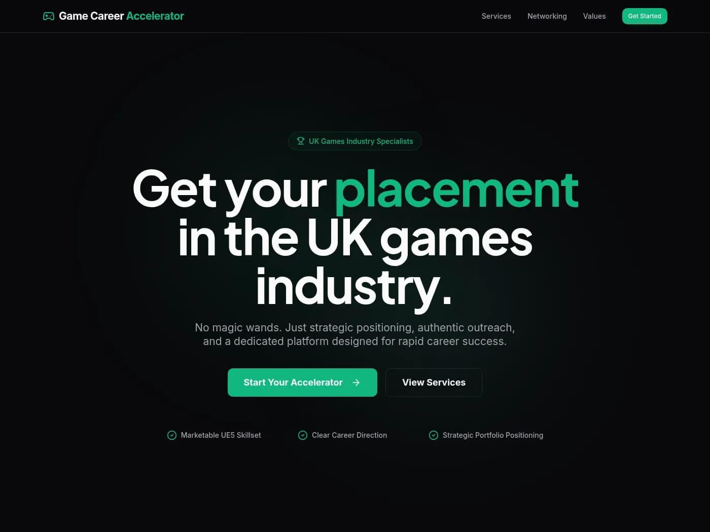 Game Career Accelerator
