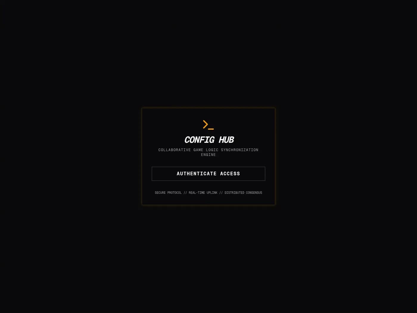 Game Code Configuration