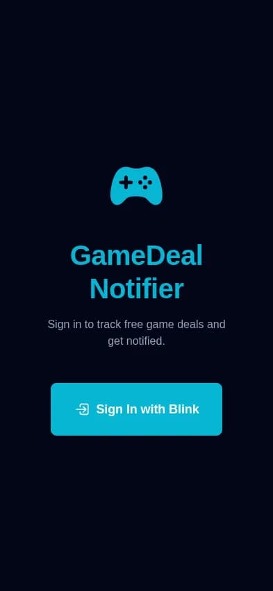 GameDeal Notifier