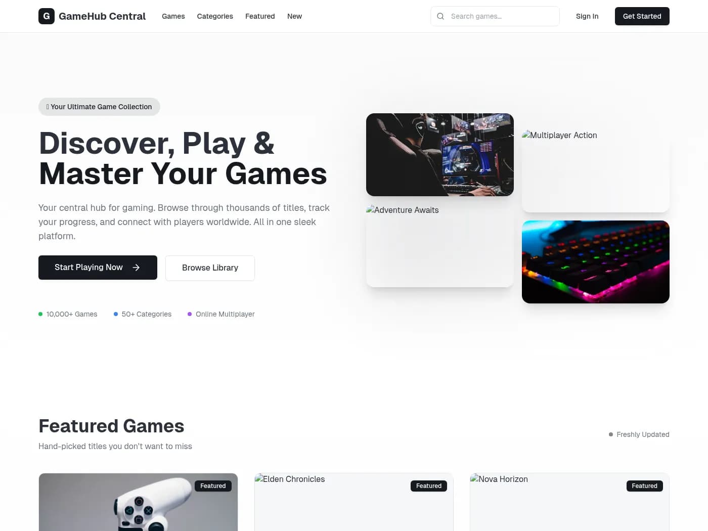 GameHub Central