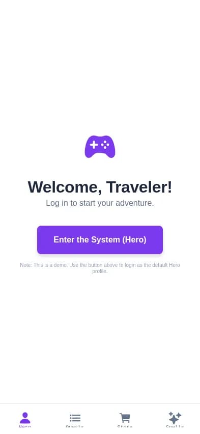 Game-Life System App