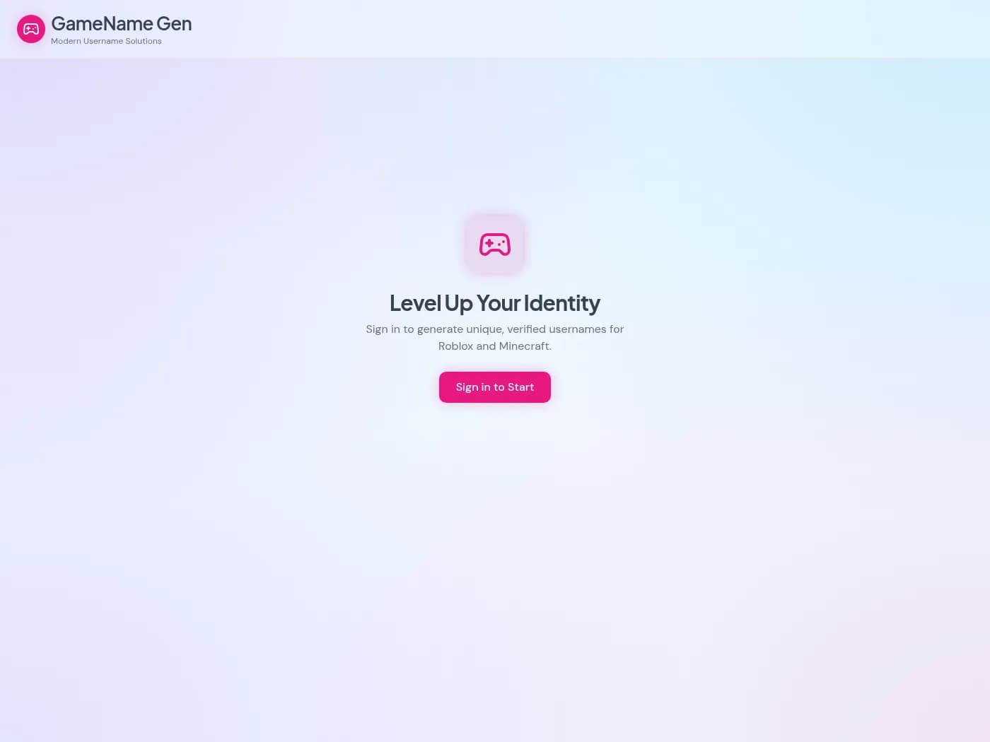Clean Game Name Generator