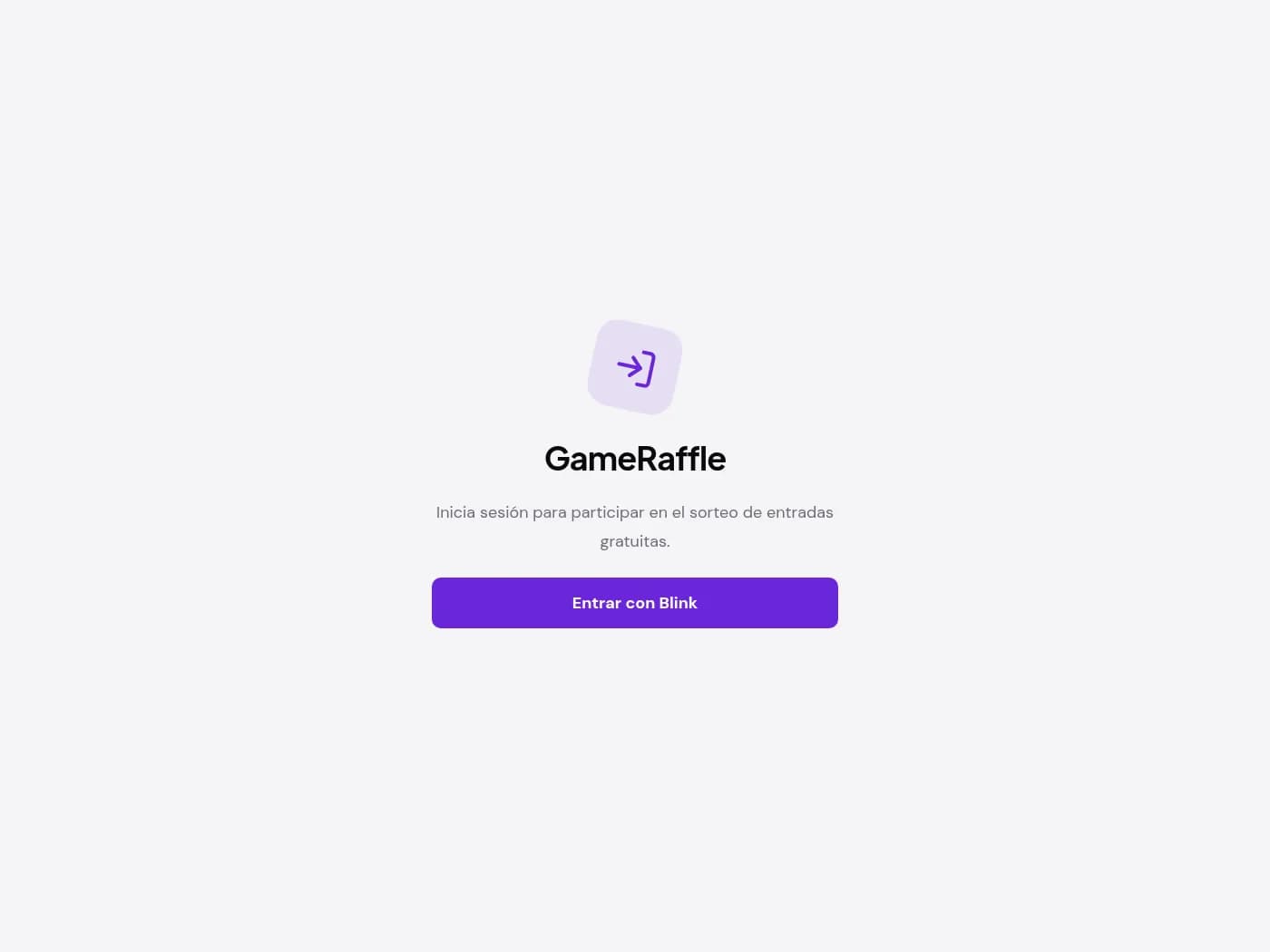 Game Raffle Portal
