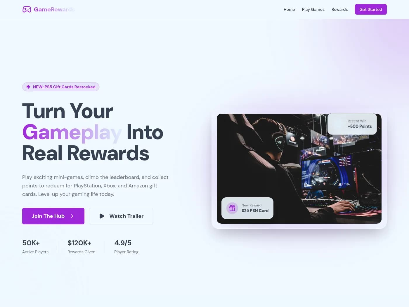 Game Rewards Hub