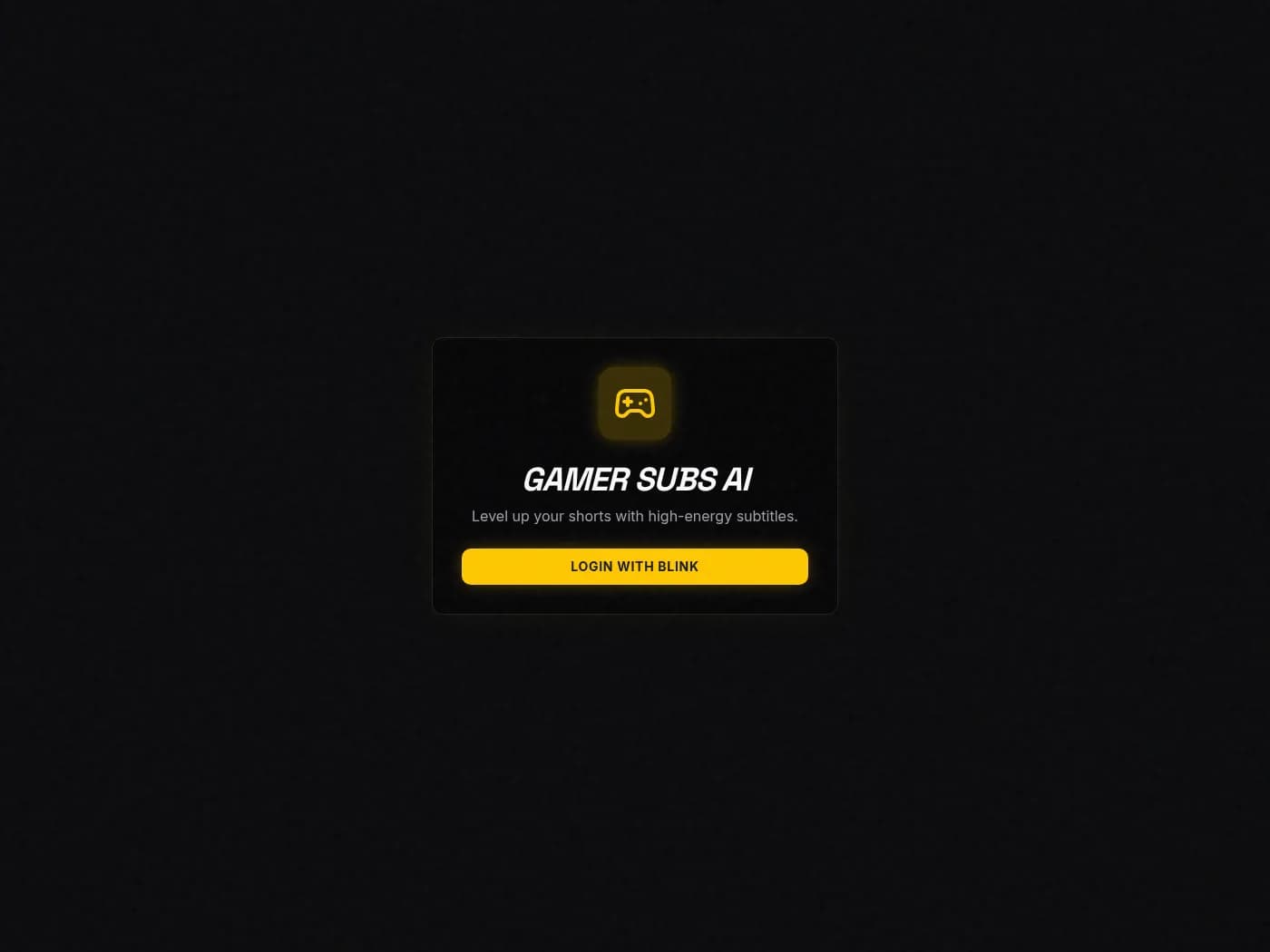Game Subtitles Generator