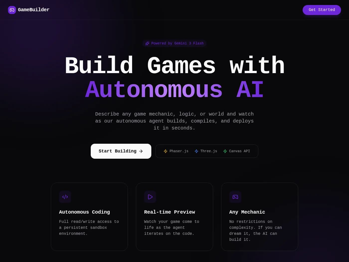 GameBuilder AI Agent