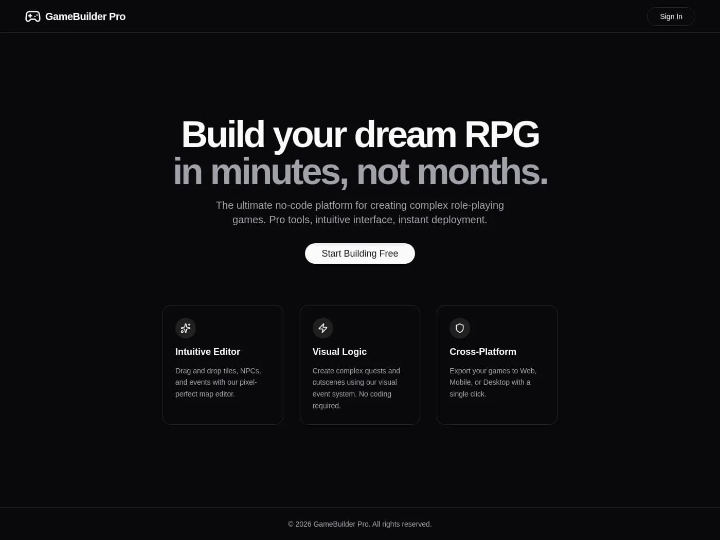 GameBuilder Pro