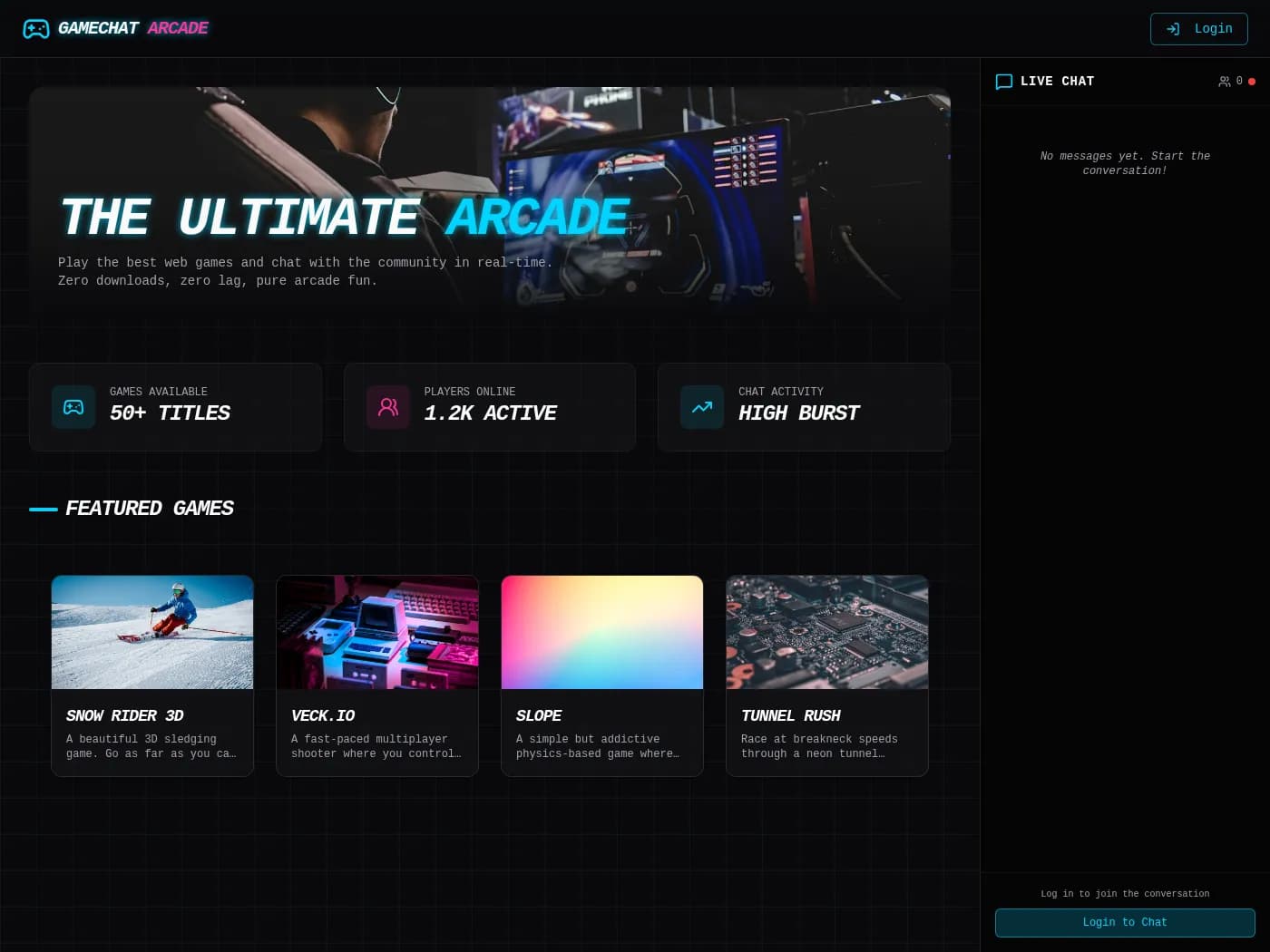 GameChat Arcade