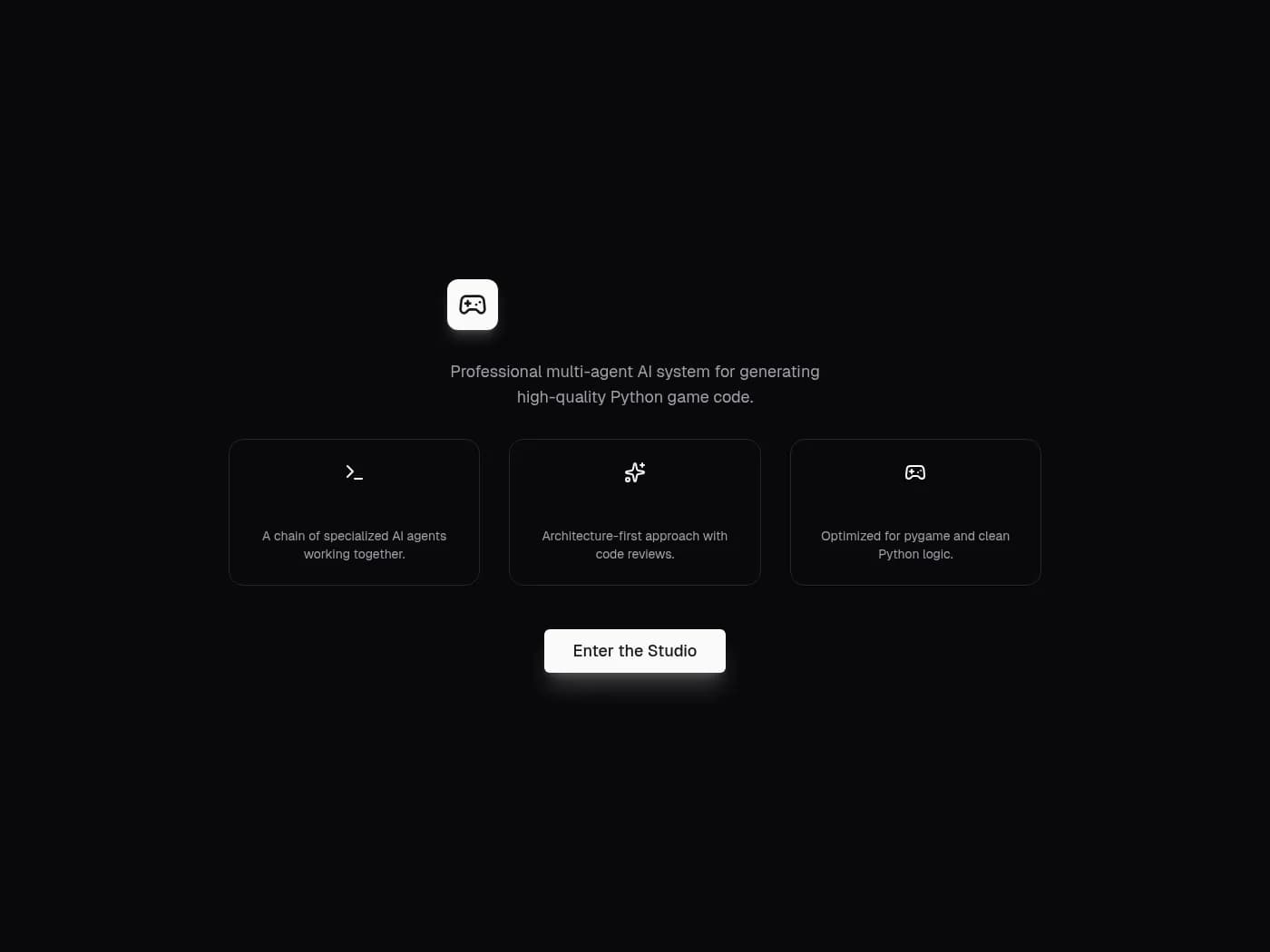 GameCode AI Studio