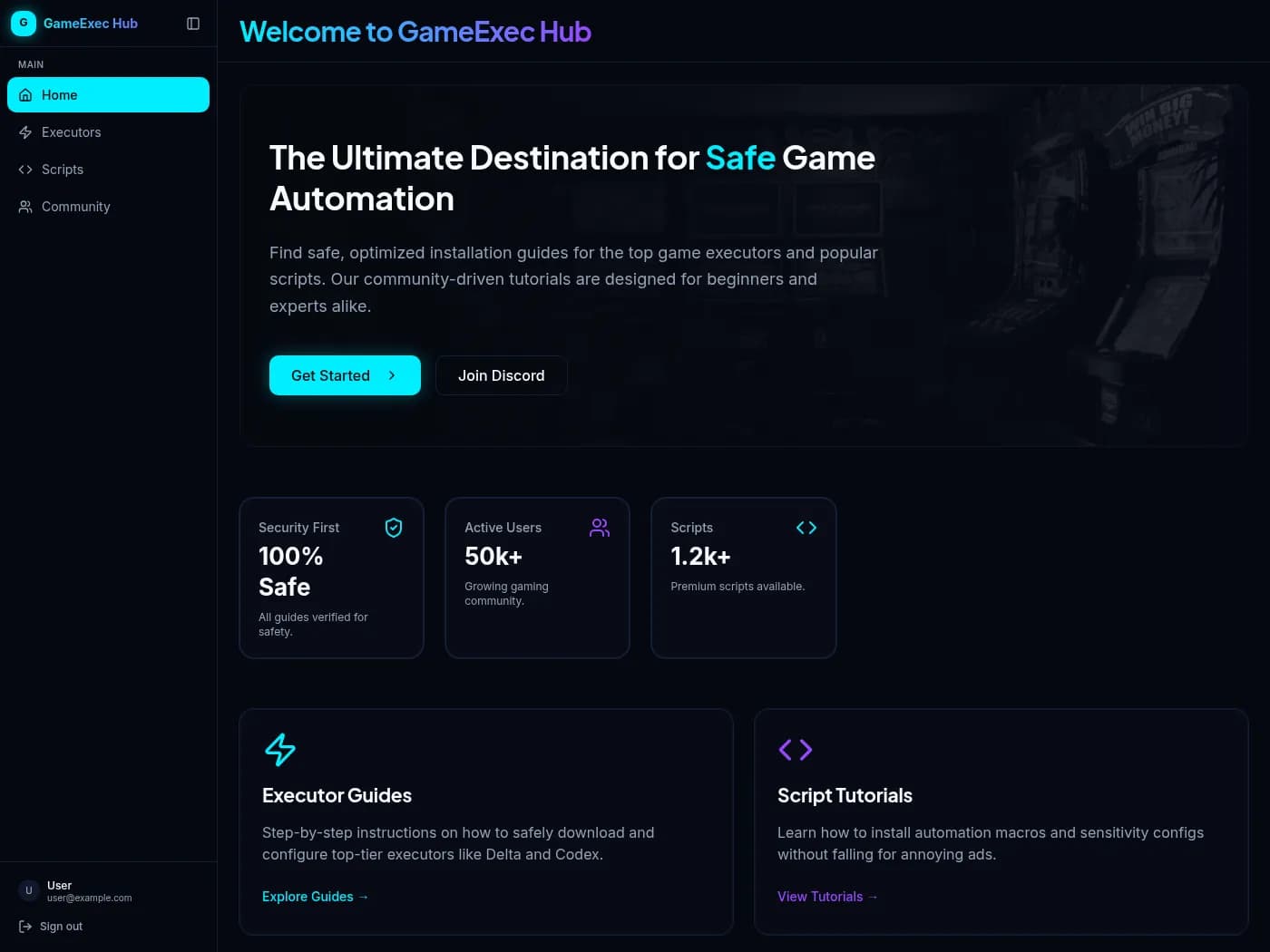 GameExec Hub
