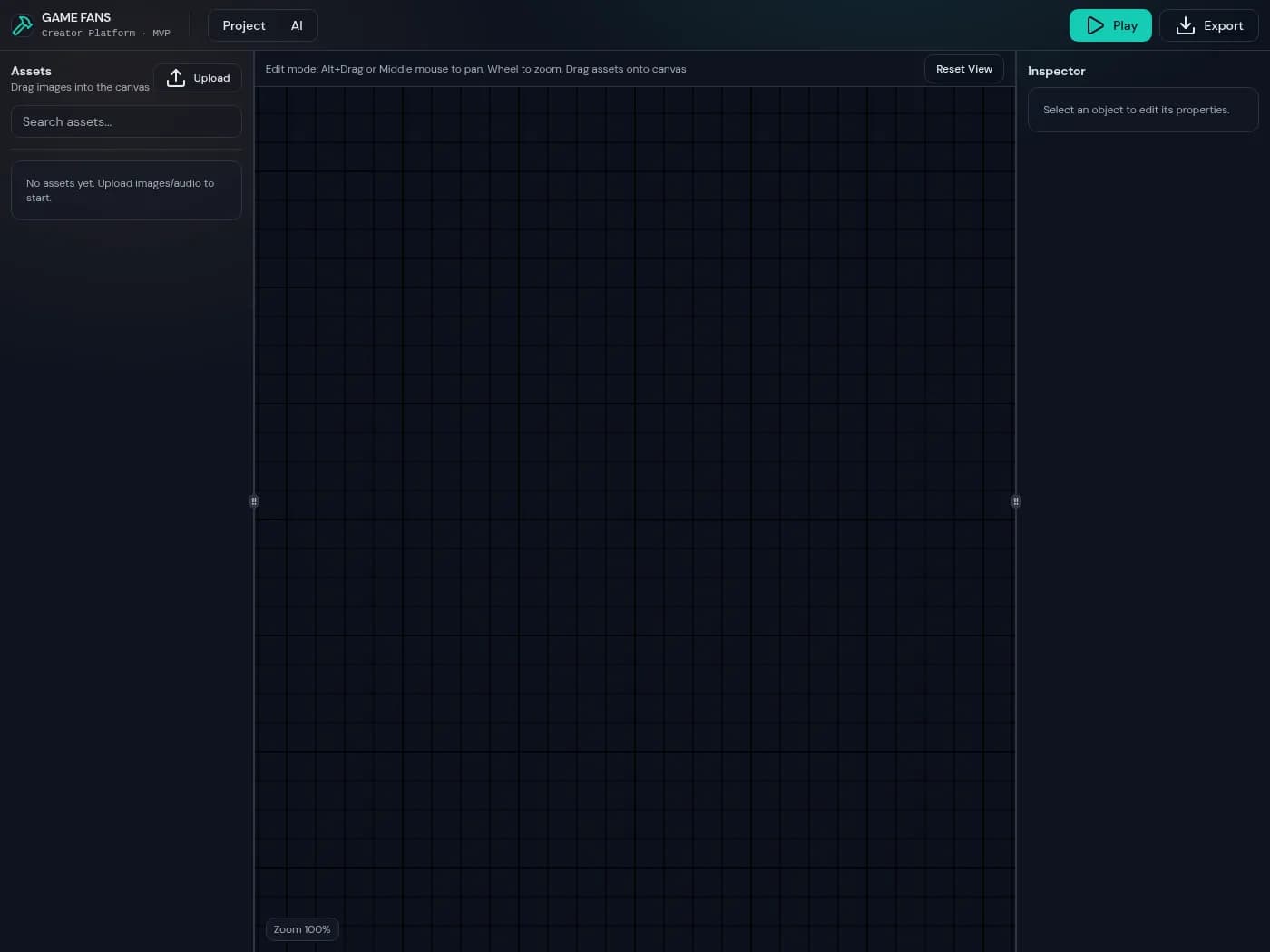 GameFans Creator Platform