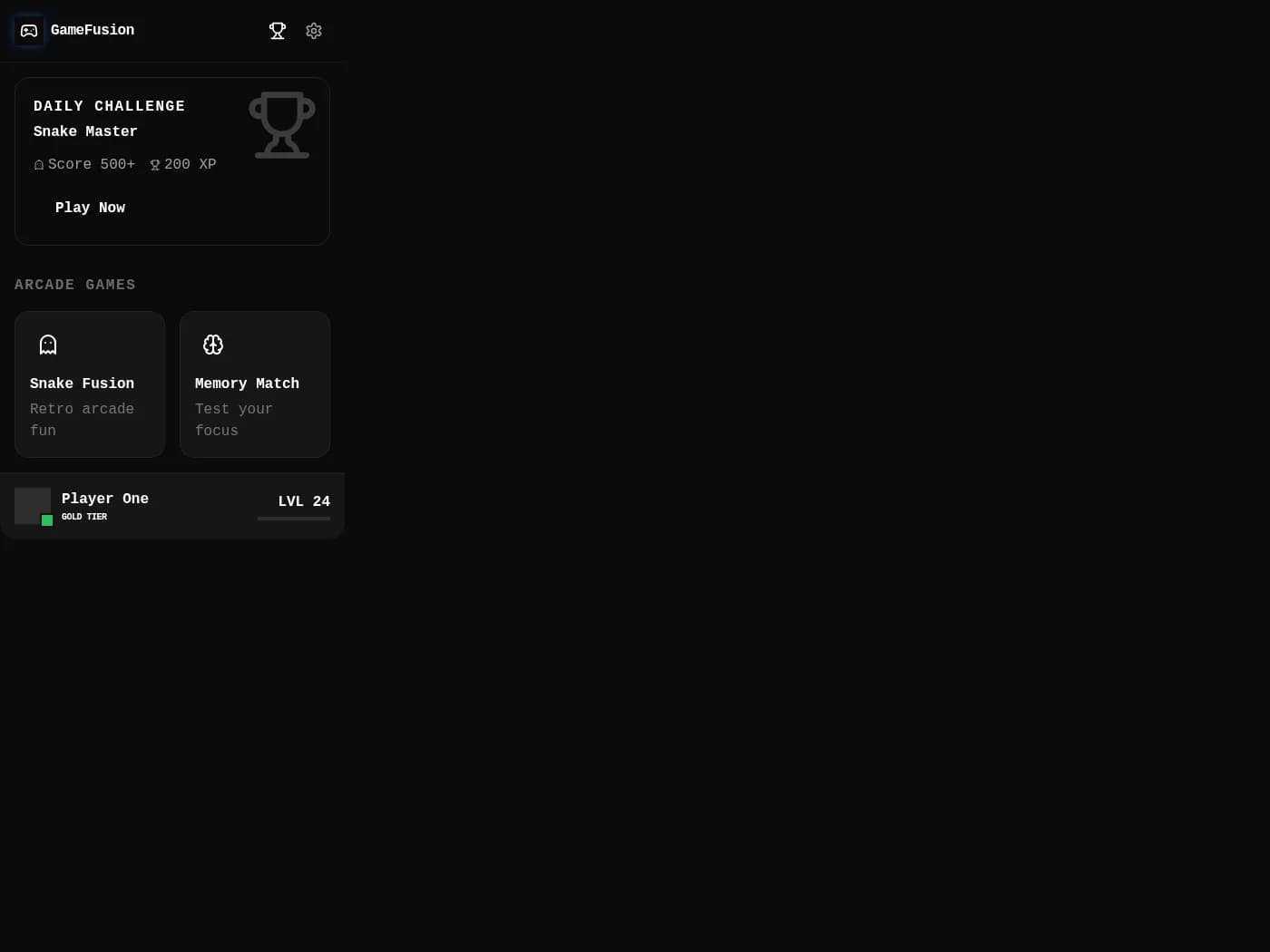 GameFusion App