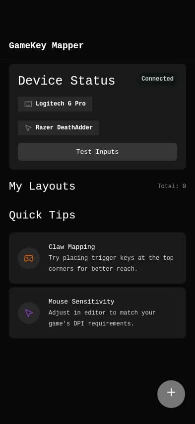 GameKey Mapper Mobile