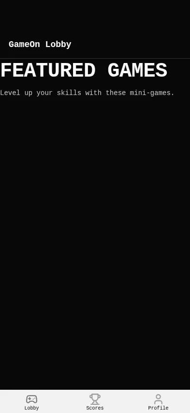 GameOn Mobile