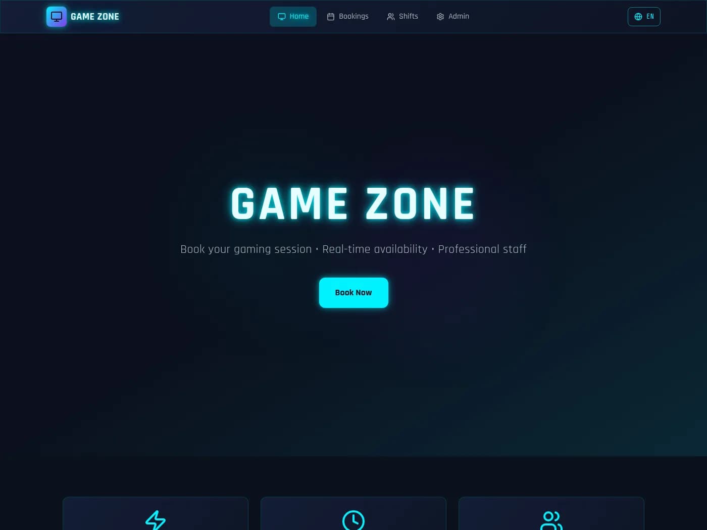 Gamer Zone Scheduler