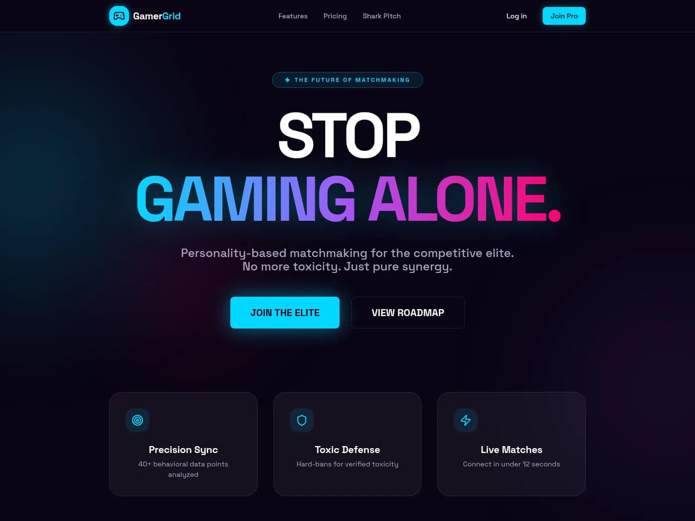 GamerGrid Matchmaking Platform