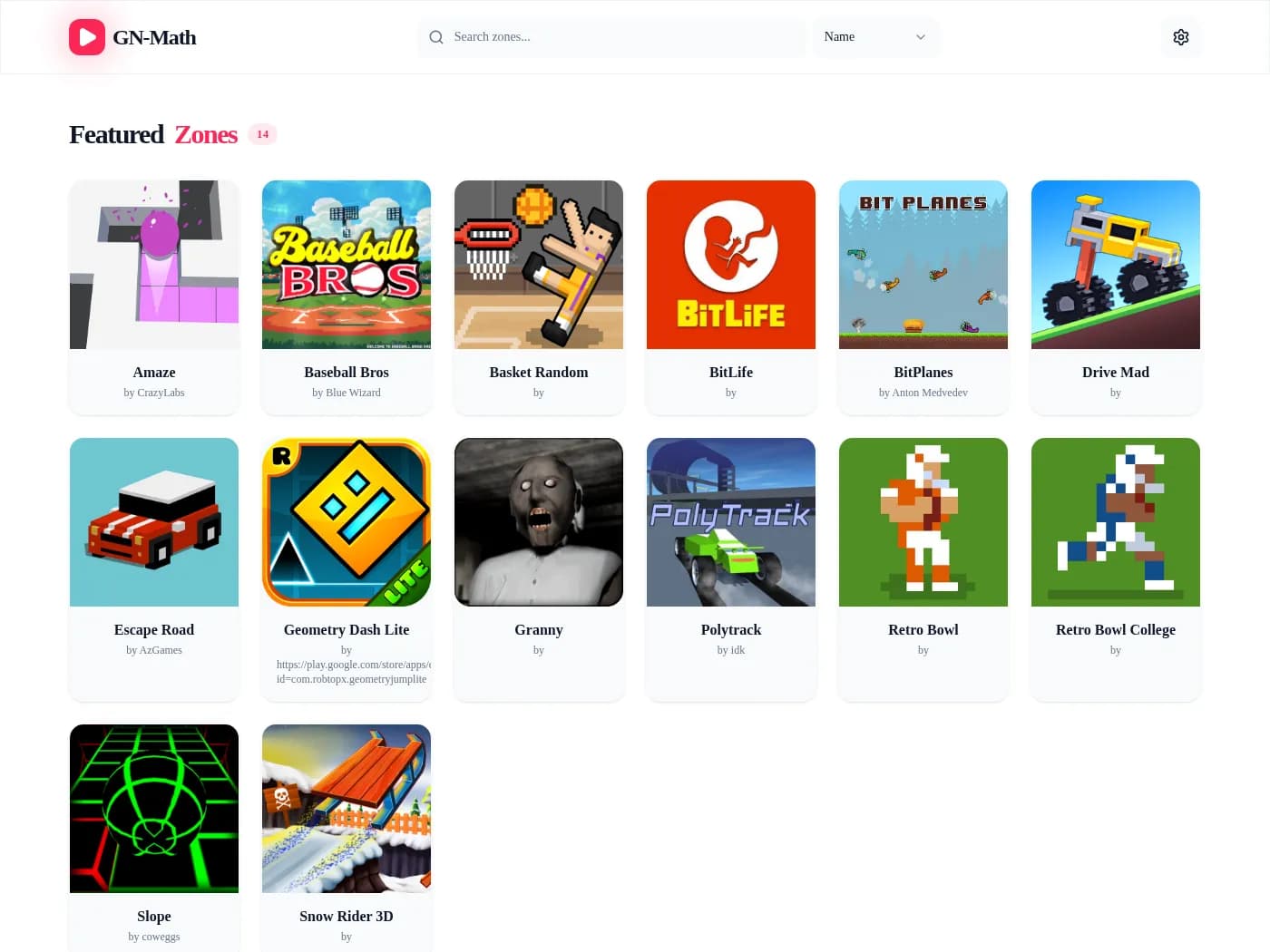 GN-Math Games Hub