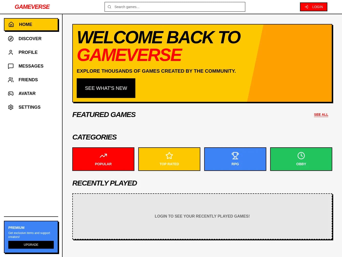 GameVerse Hub