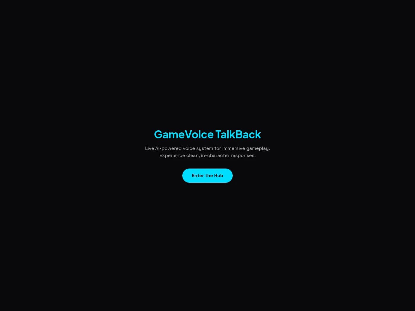 GameVoice TalkBack