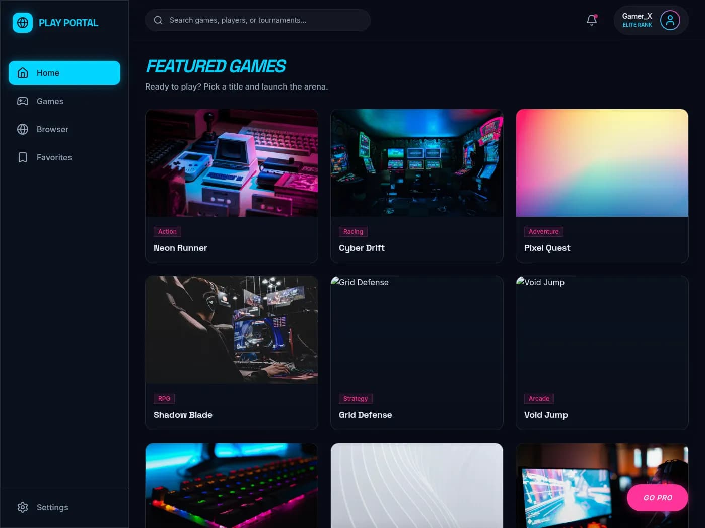 Universal Play Portal