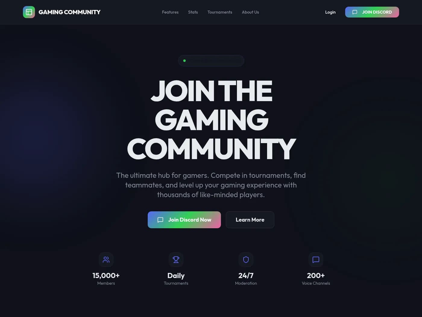 Gaming Community Hub