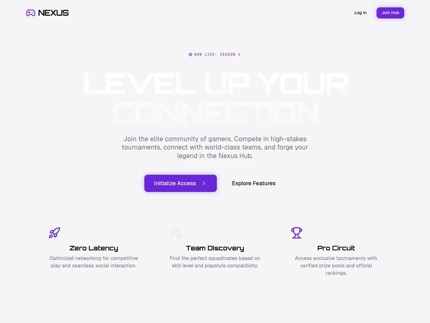 Gaming Hub Login