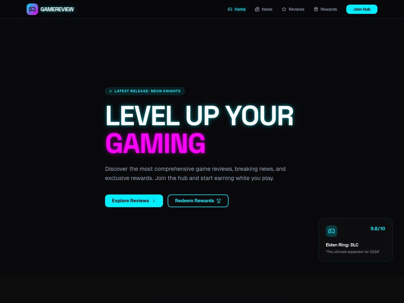 GameReview Hub