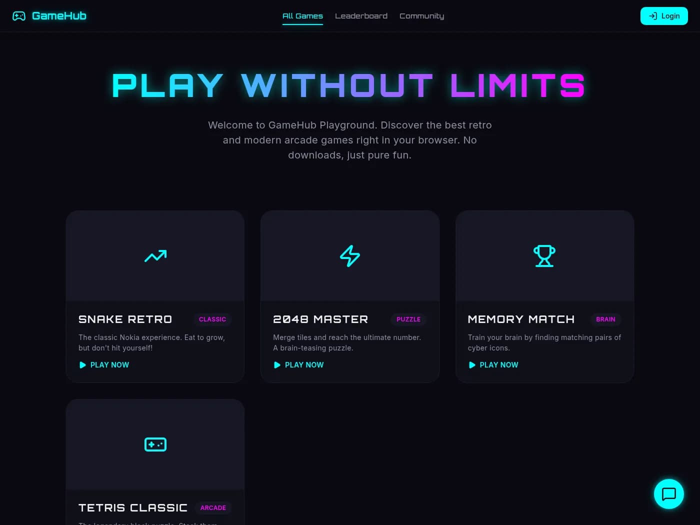 GameHub Playground