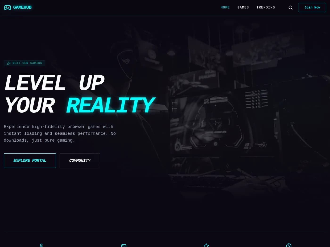 GameHub Portal
