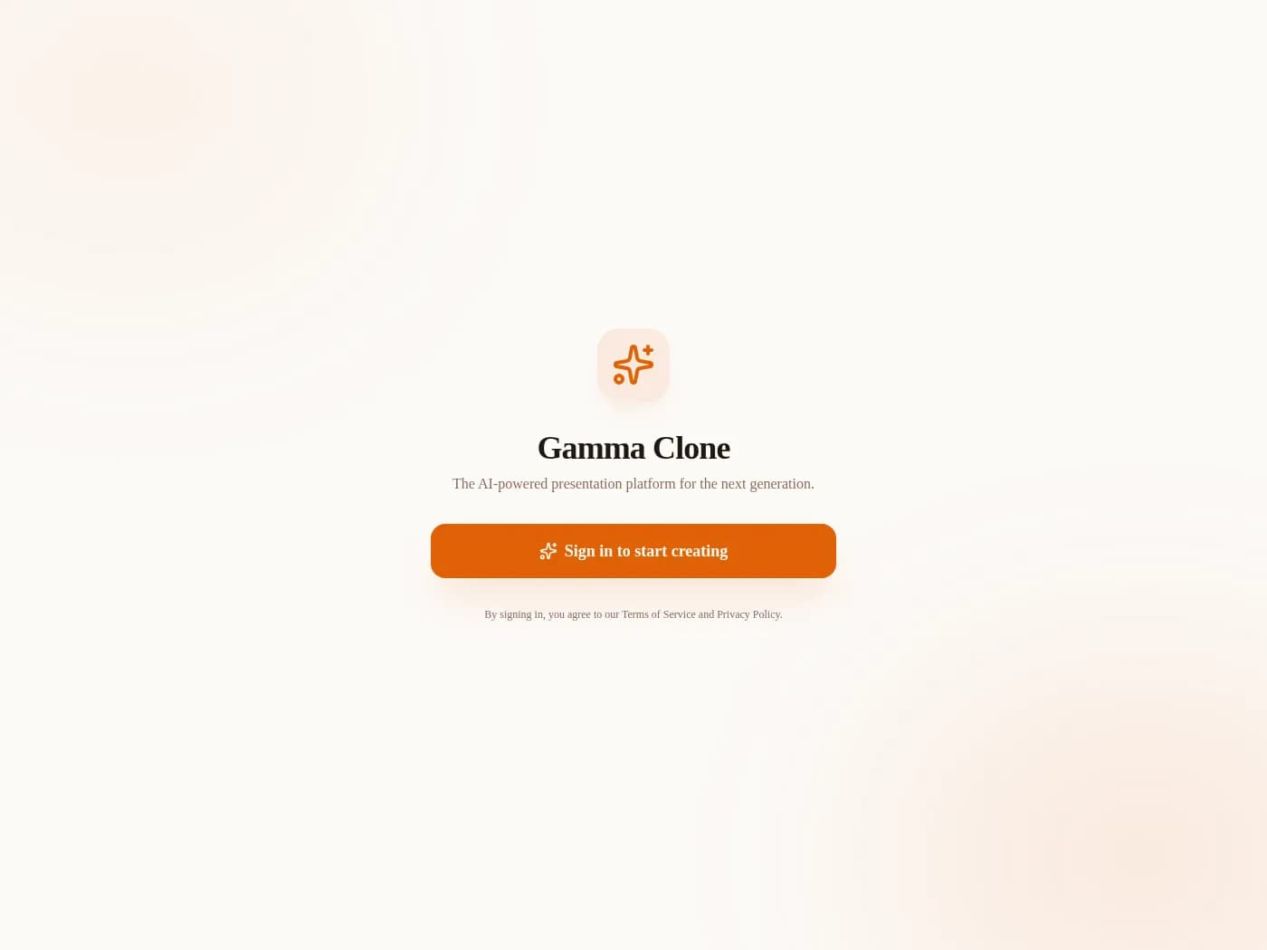 Gamma App Clone