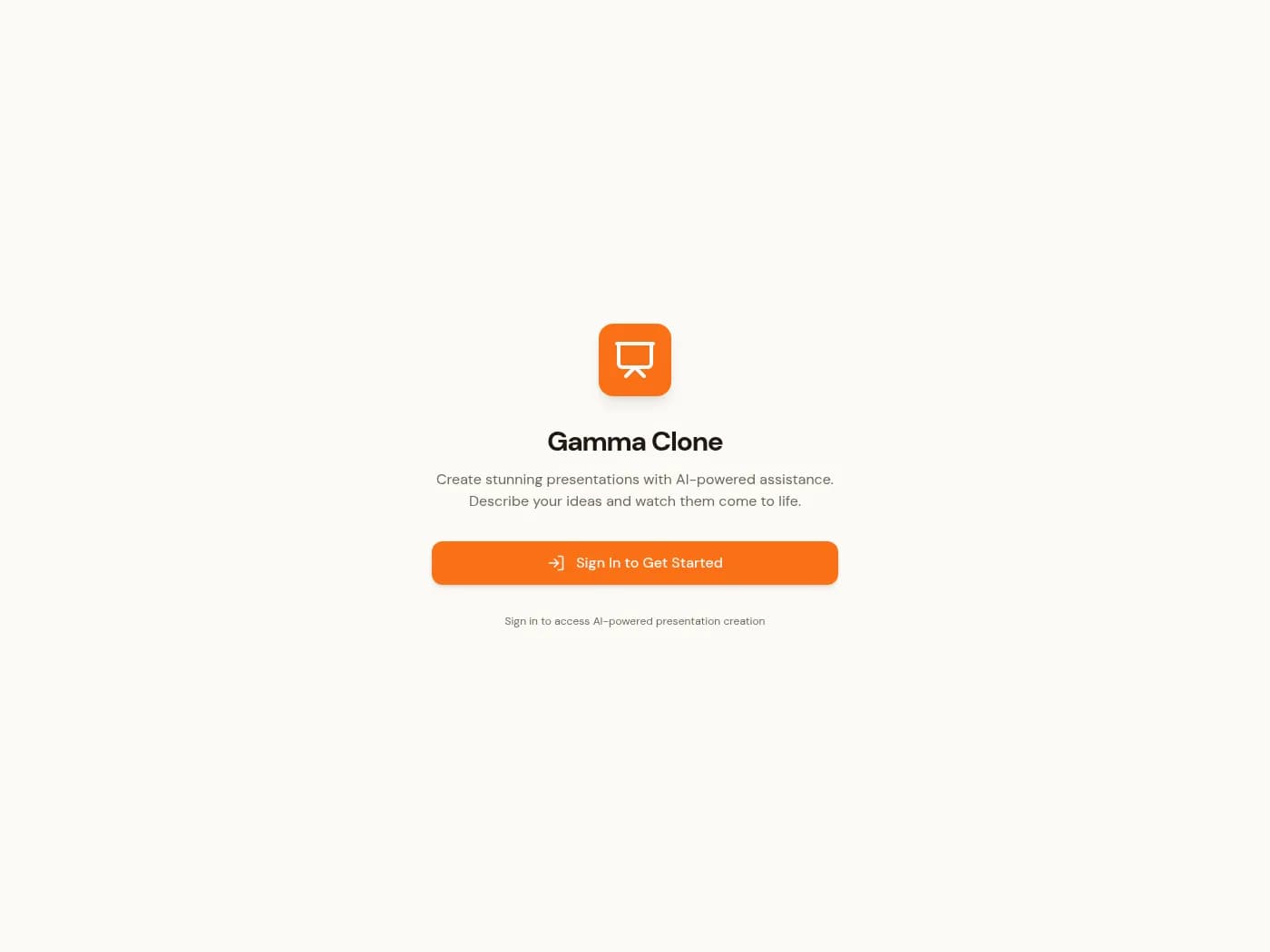 Gamma App Clone