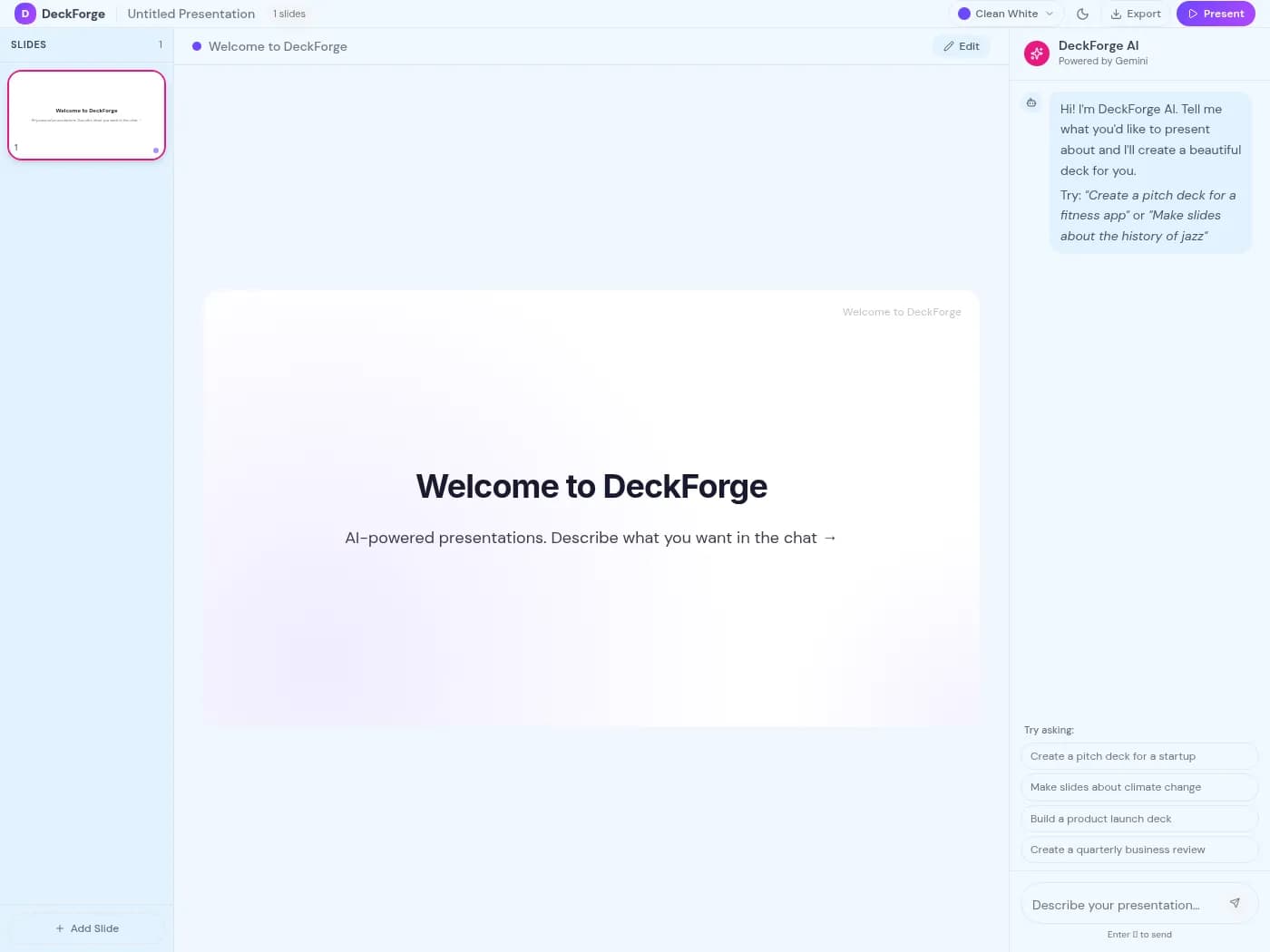 Gamma Presentation Clone