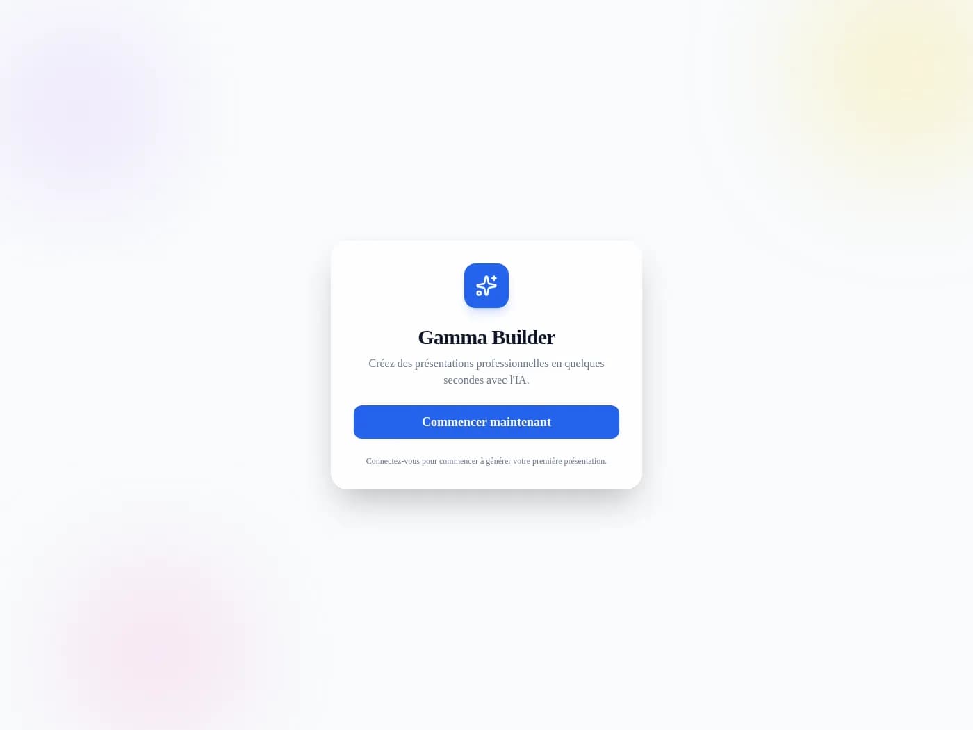 Gamma Slide Builder