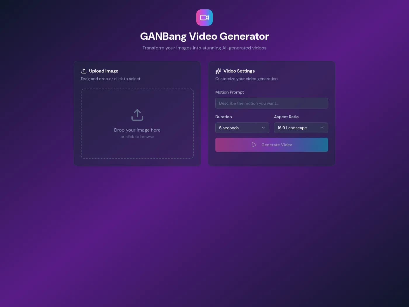 GANBang Video Generator