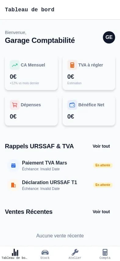 Garage Comptabilité Facile