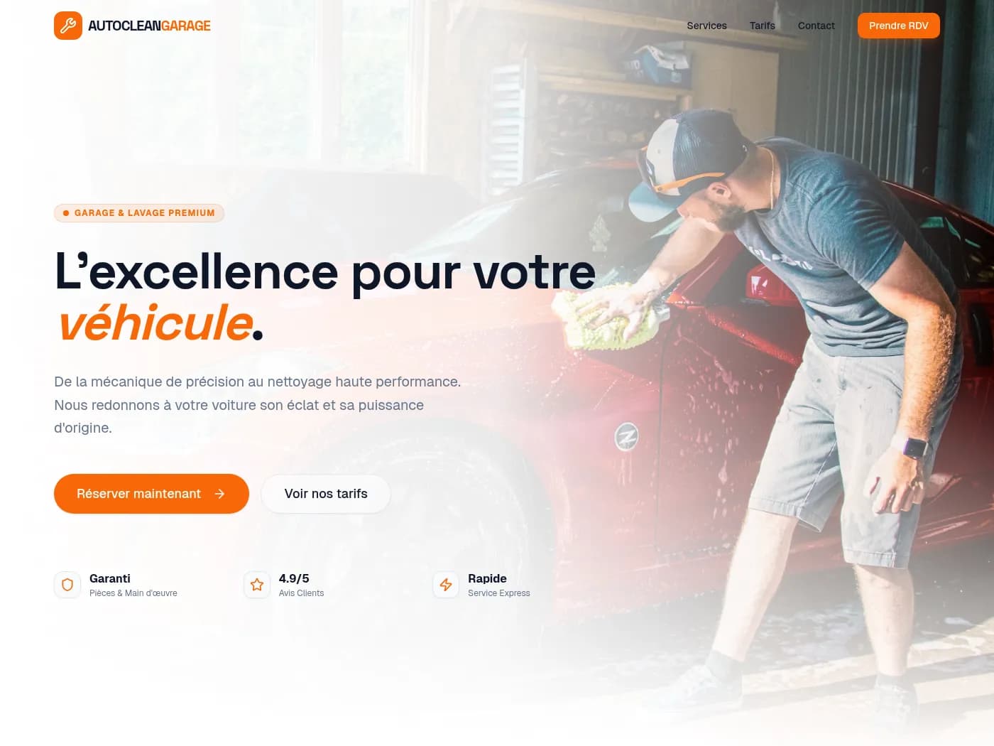 AutoClean Garage Web