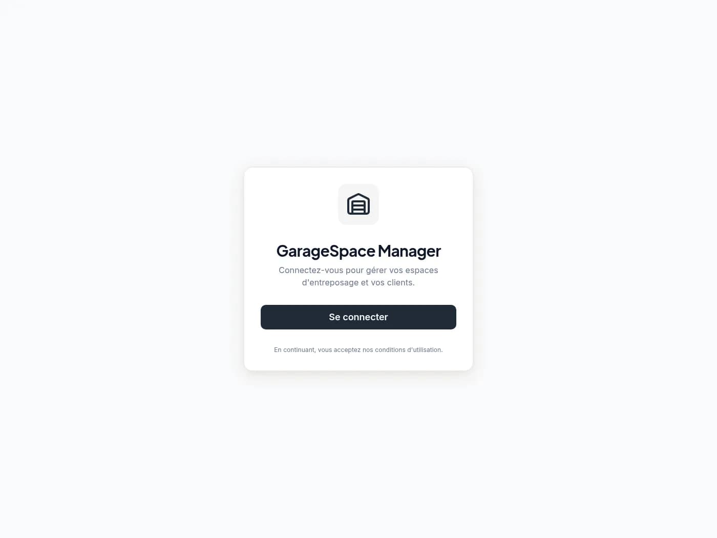 GarageSpace Manager