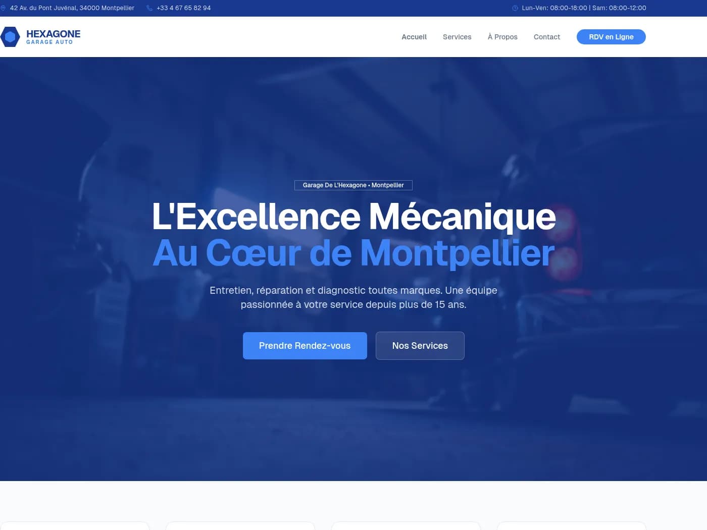 Hexagone Garage Web