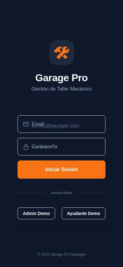 Garage Pro Manager