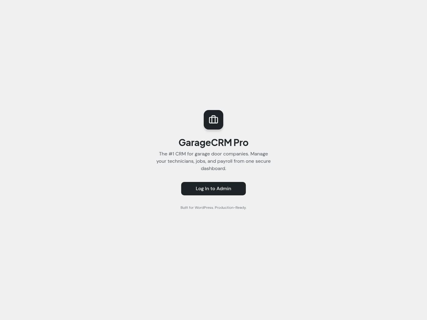 GarageCRM Pro Plugin