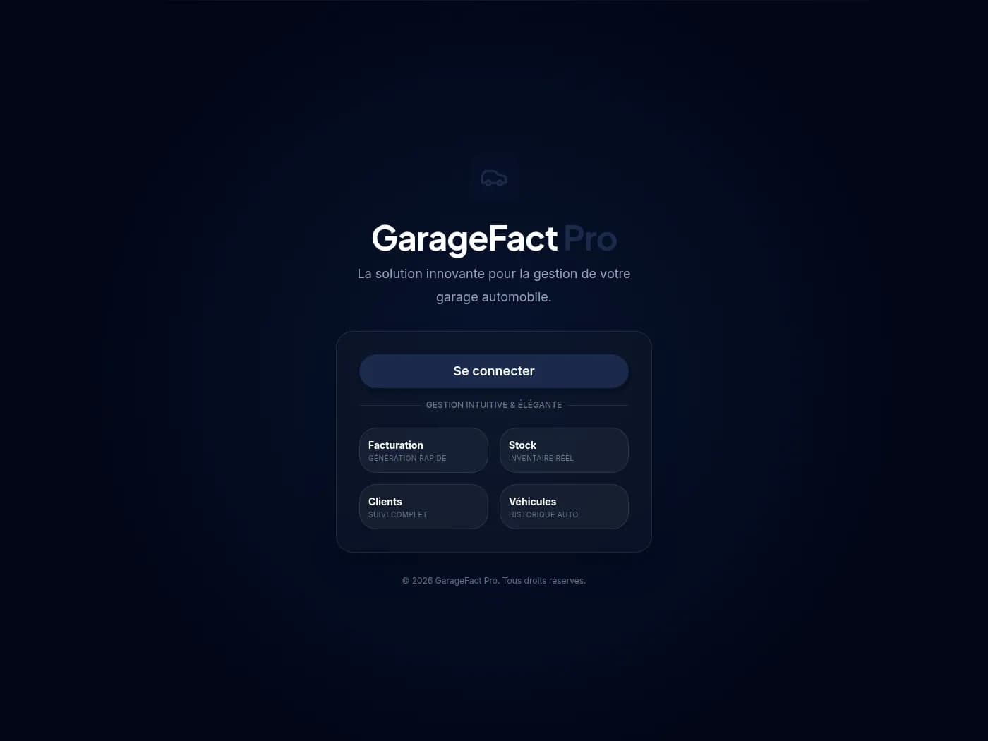 GarageFact Pro