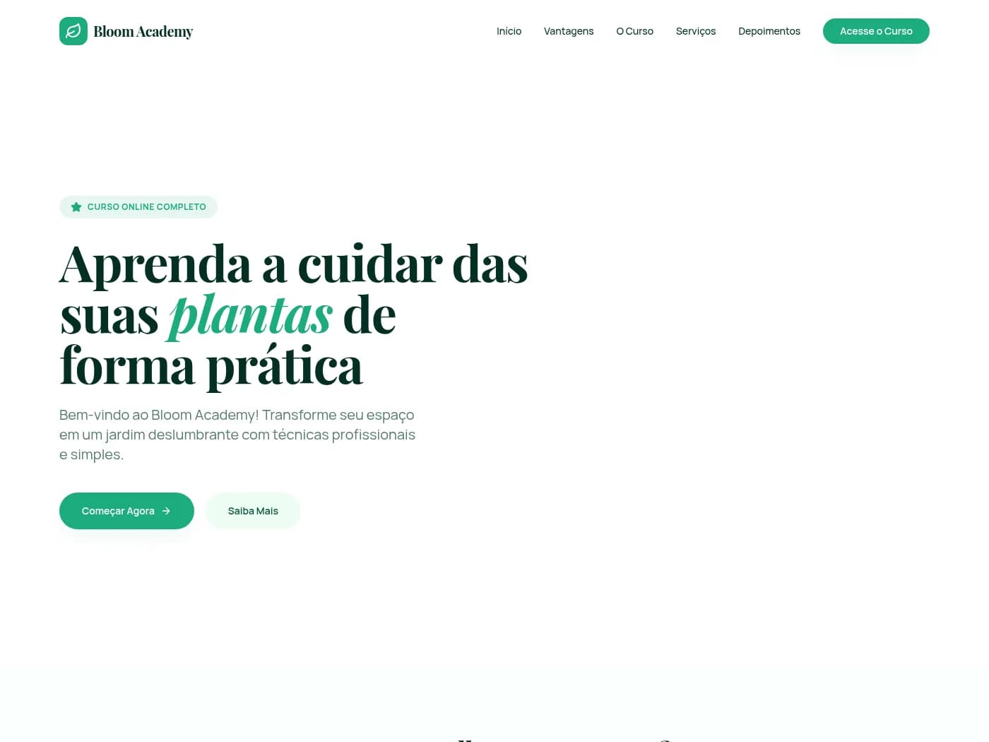 Gardening Course Website