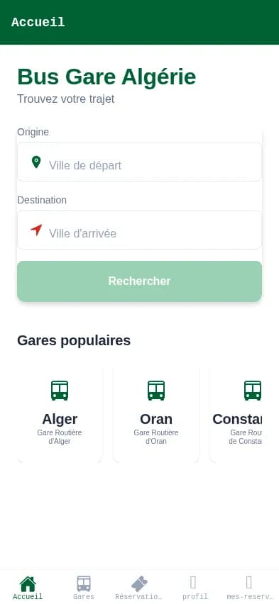 Bus Gare Algérie