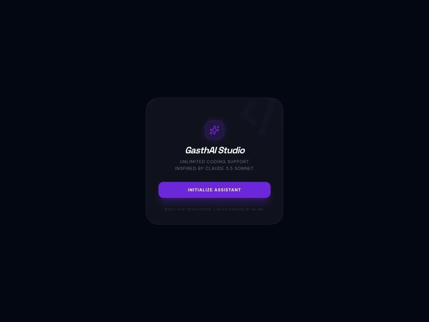GasthAI Coding Assistant