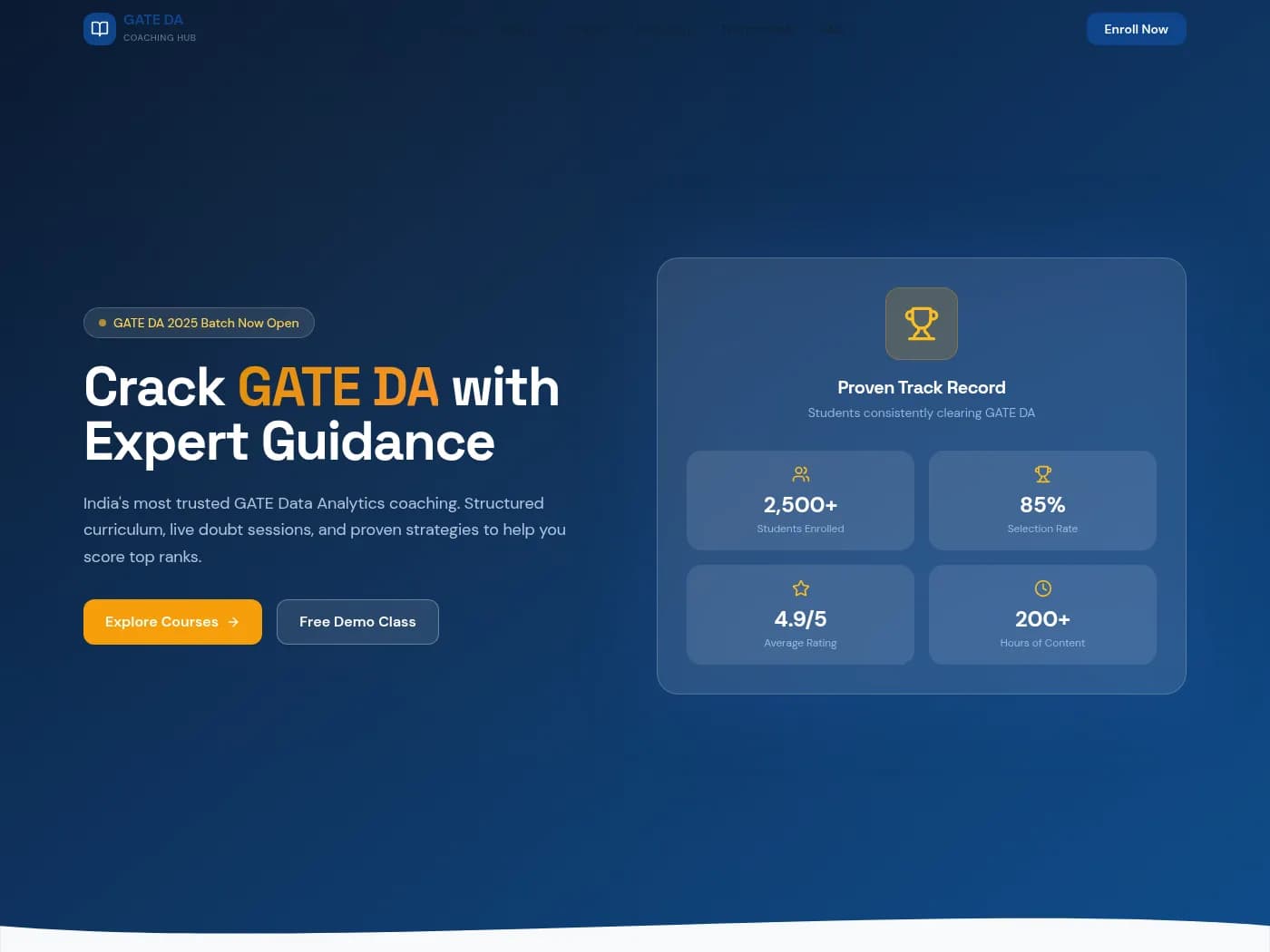 GATE DA Coaching Hub